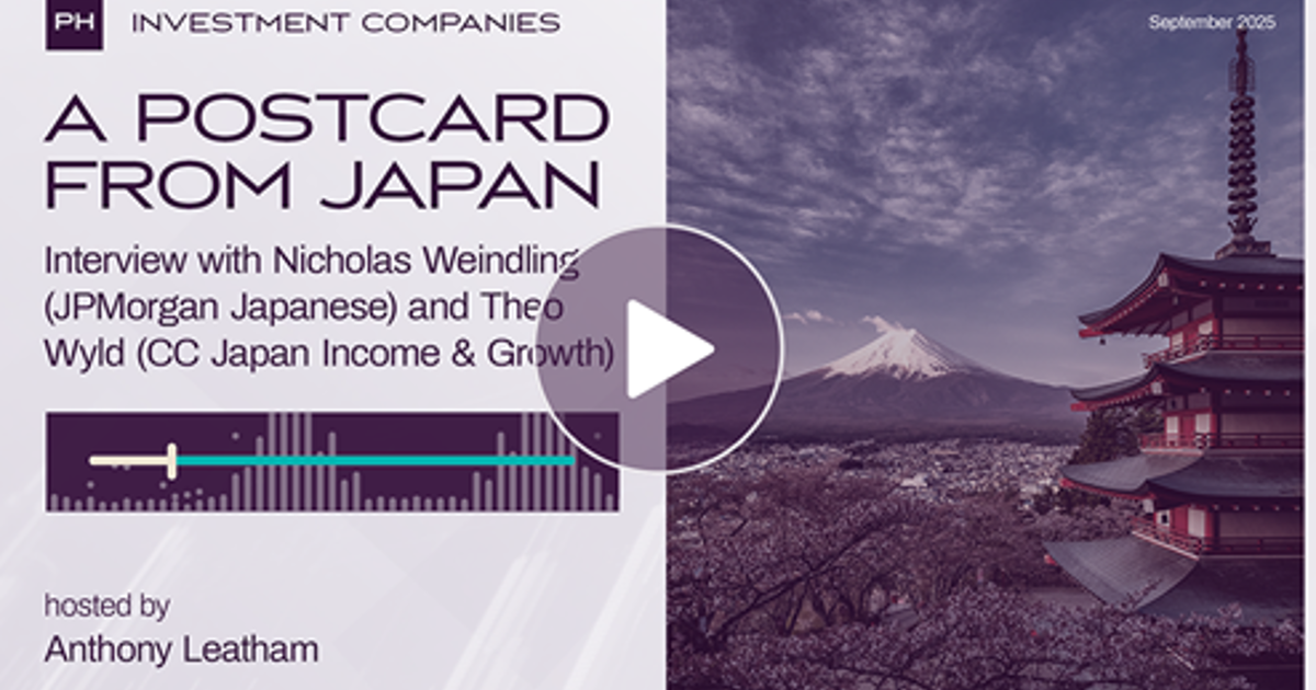 Postcard from Japan - News - News & Insights - Peel Hunt